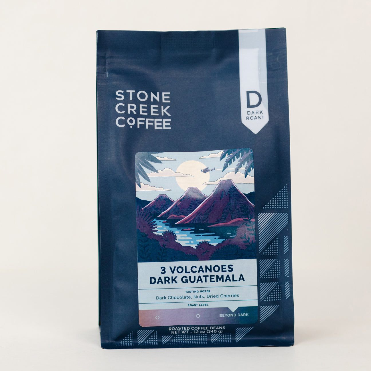 3 VOLCANOES DARK GUATEMALA - 2 lb / Whole Bean - Stone Creek Coffee